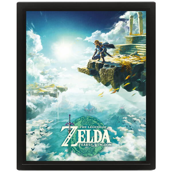 Legend of Zelda: Tears of the Kingdom Hyrule Skies 3D Lenticular Shado